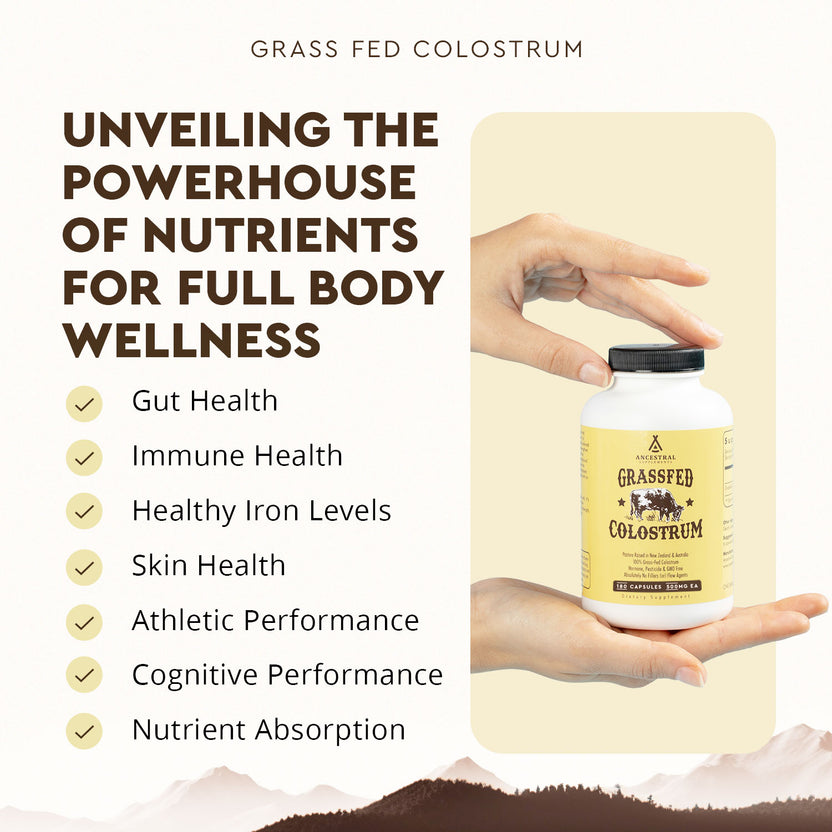 Grass Fed Beef Colostrum - Ancestral Supplements