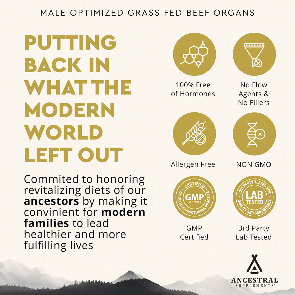MOFO: Male Optimization Formula with Grass Fed Beef Organs - Ancestral ... MOFO: Male Optimization Formula with Grass Fed Beef Organs - Ancestral ...